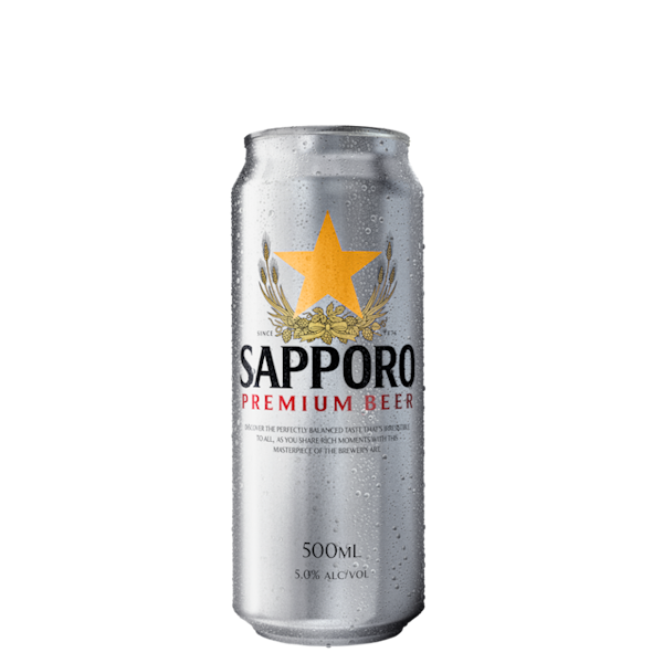 Sapporo 500ml Cans x 24 (Staff) – The Tasting Room